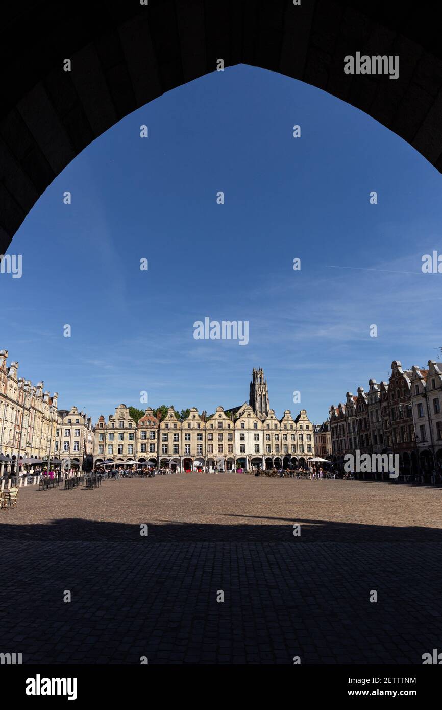 Arras after the first Covid pandemic lockdown Stock Photo - Alamy