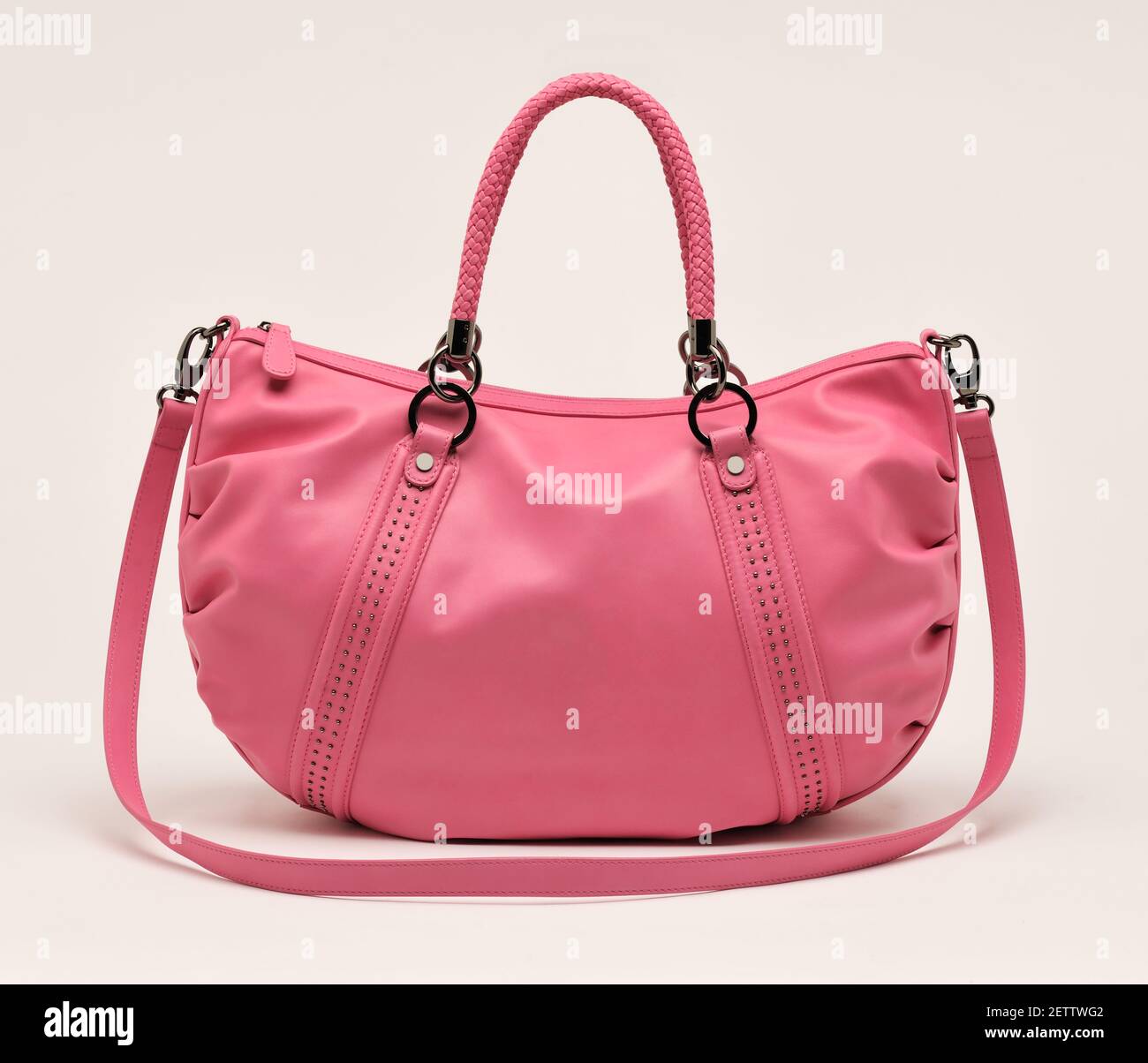 Fashionable and stylish walking handbag for woman. Studio shoot Stock ...