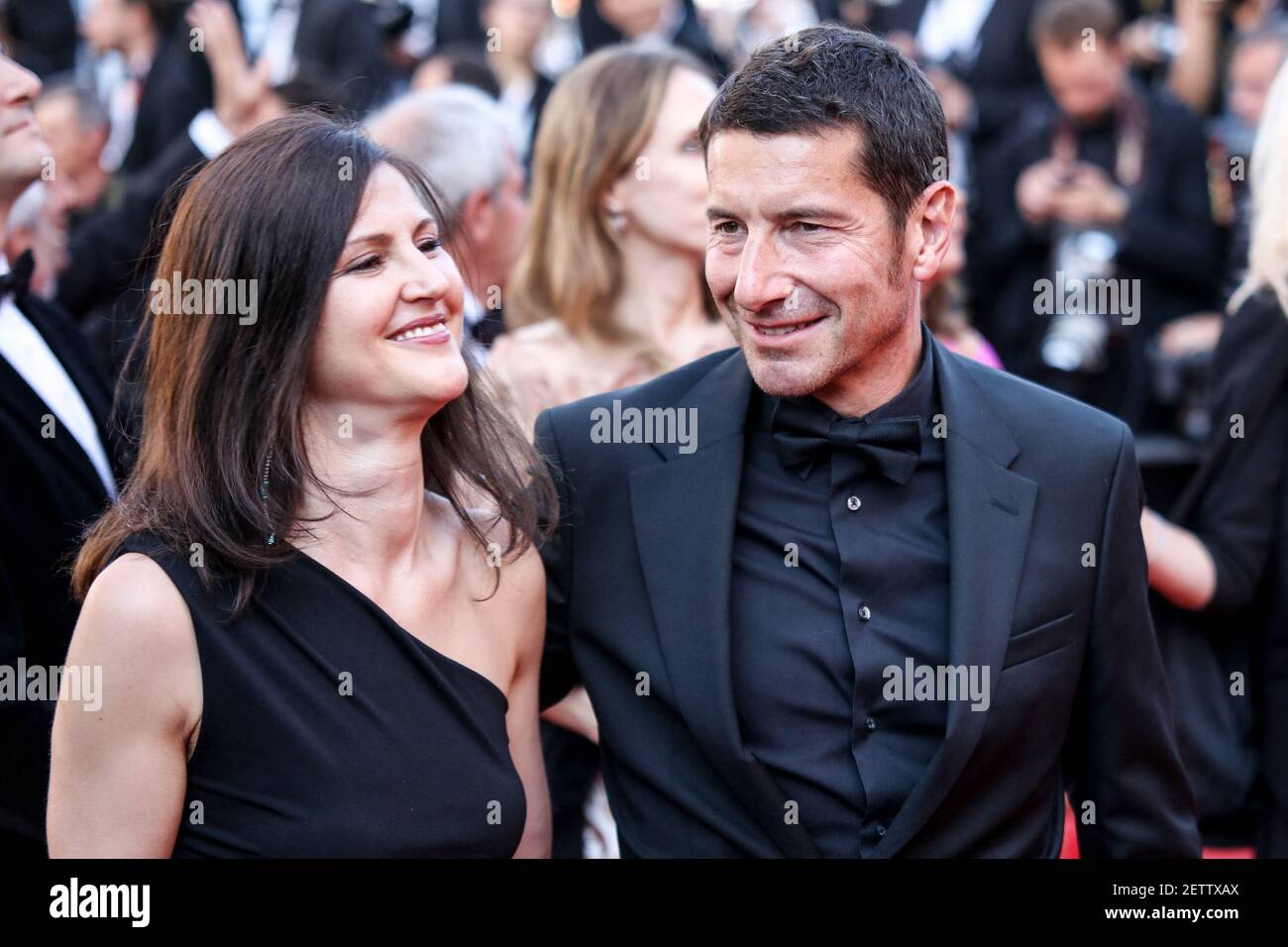 David Lisnard & his wife arrives to the premiere of "D’APRES UNE ...