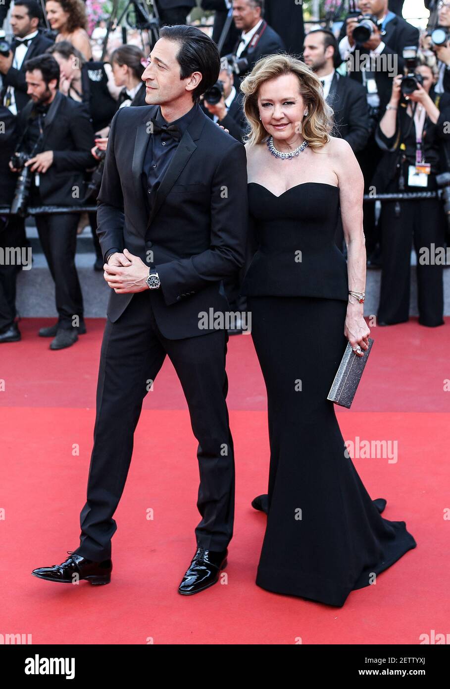 Adrien Brody & Caroline Scheufele arrives to the Closing Ceremony ...