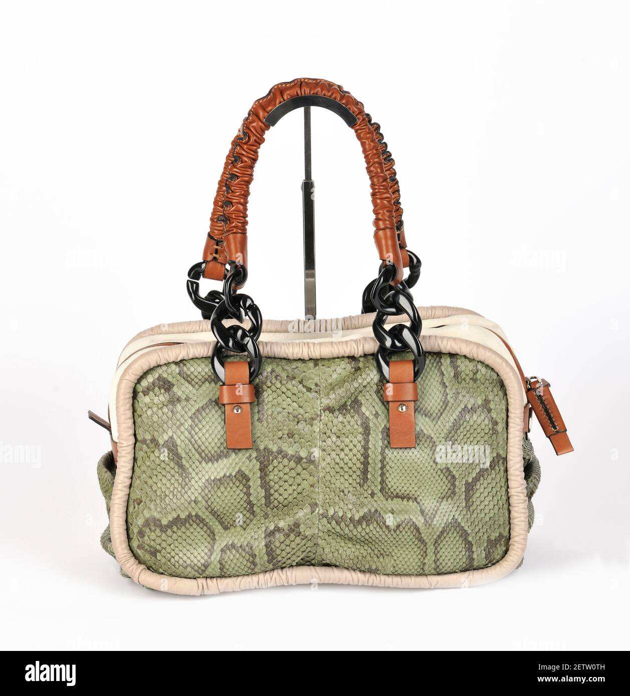 Fashionable and stylish walking handbag for woman. Studio shoot Stock ...