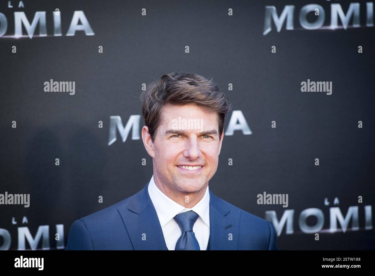 American actor Tom Cruise attends to premiere of 'La Momia' at Cines ...
