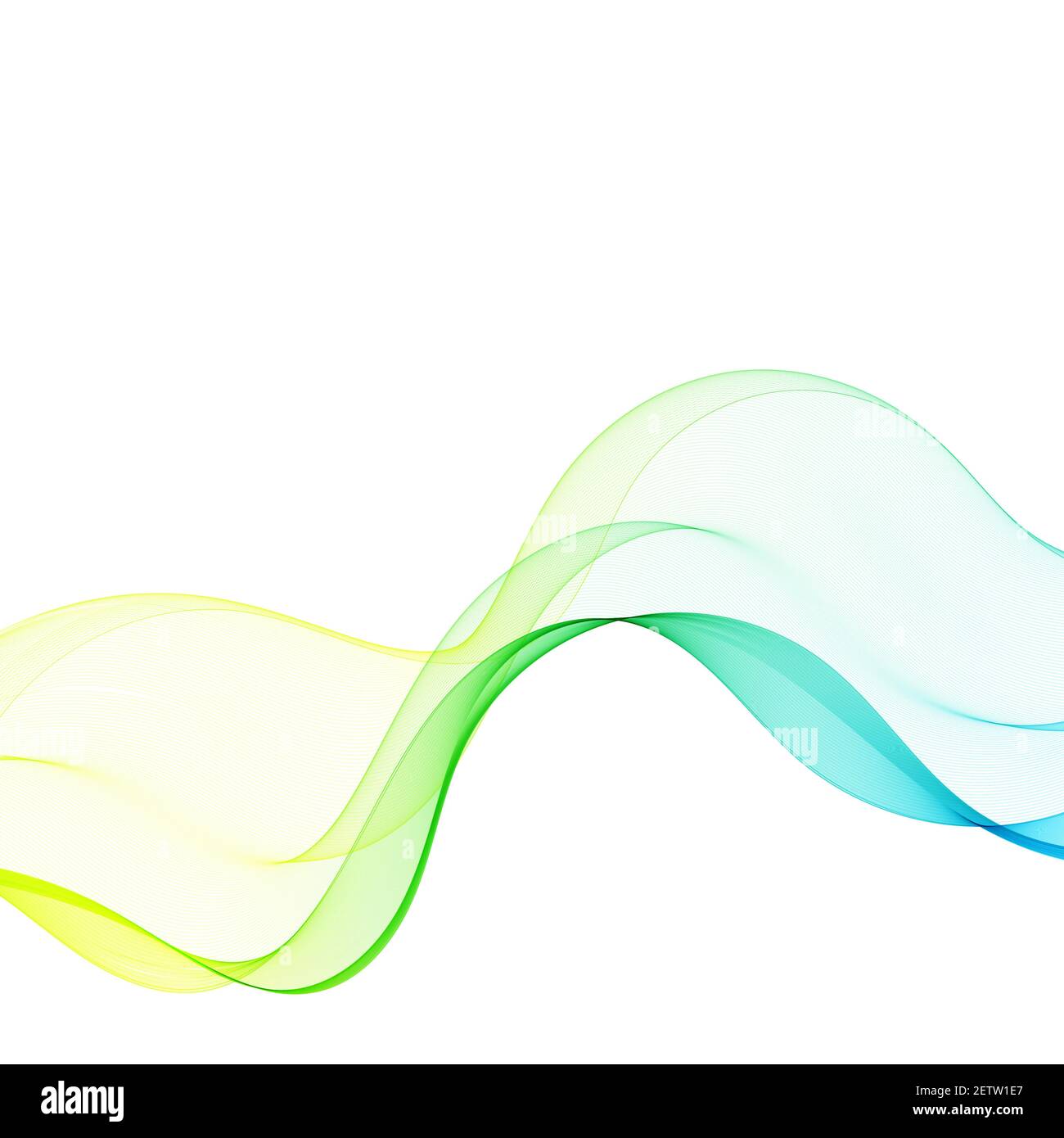 Abstract colorful background. The design element is a colored wave ...