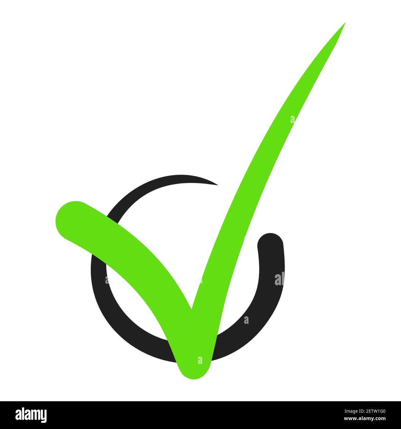 Checkmark icon stickers hi-res stock photography and images - Alamy
