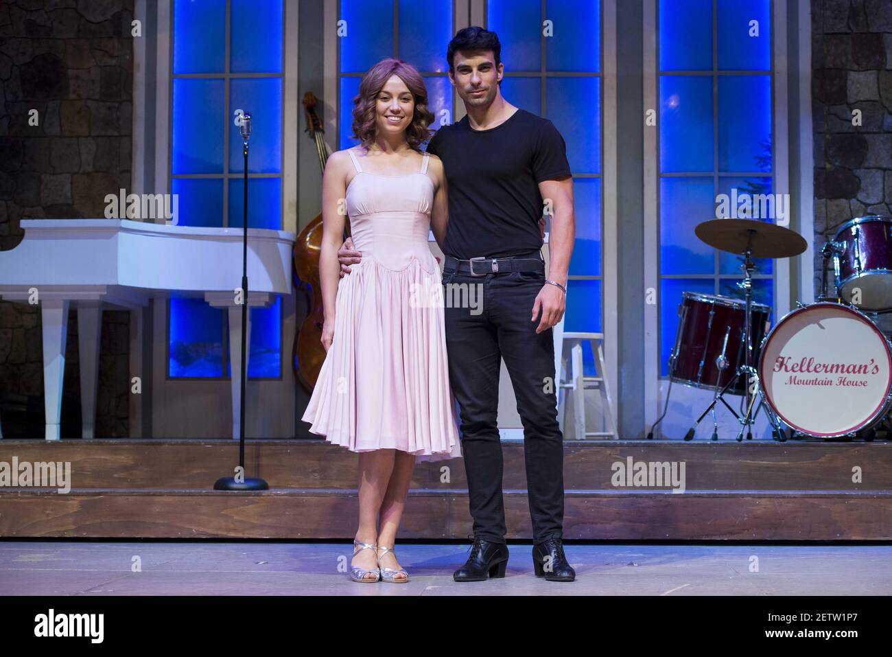 Christian Sanchez and Amanda Digon pose to the media during 30th ...