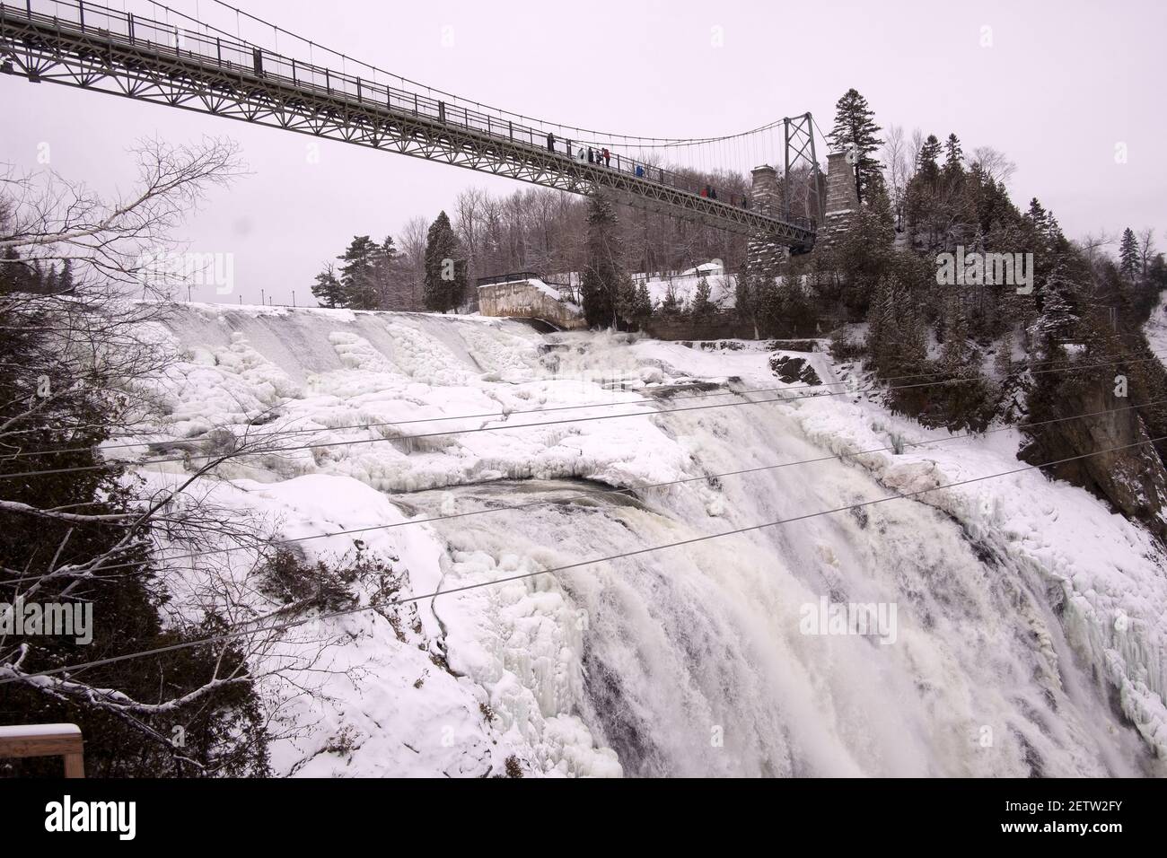 Montmorency falls in quebec city hi-res stock photography and images ...