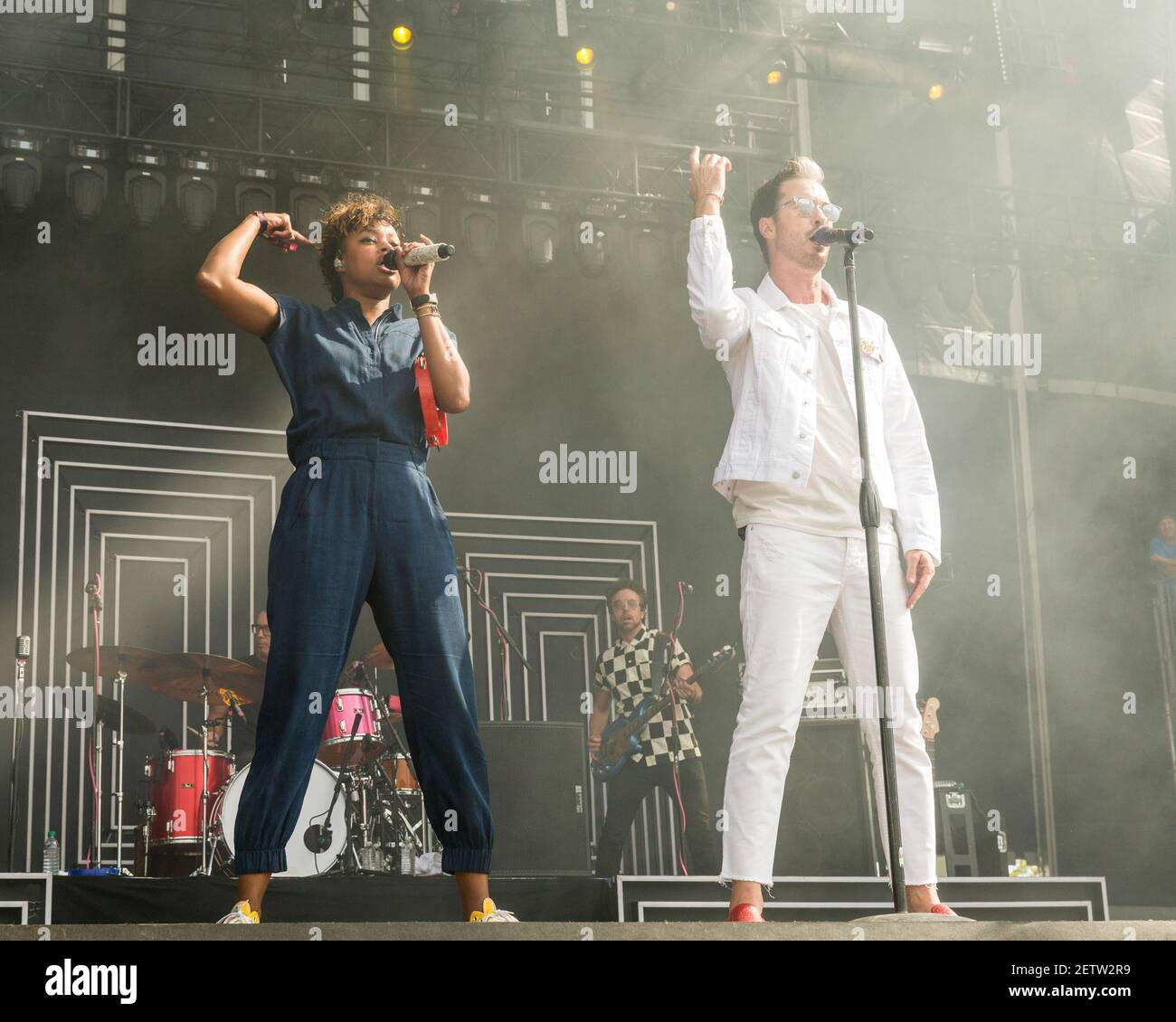Noelle Scaggs, Joseph Karnes and MIchael Fitzpatrick of Fitz and the ...