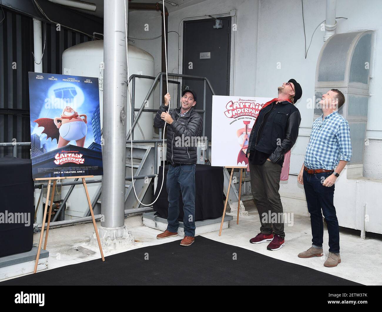 HOLLYWOOD, CA - MAY 31: Director David Soren, Soundtrack Producer Adam ...