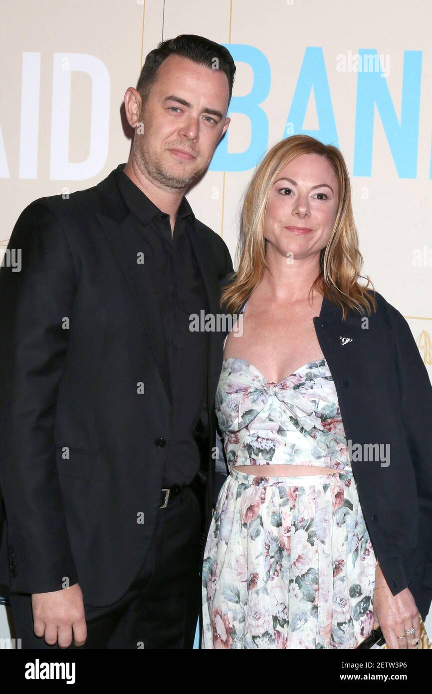 LOS ANGELES - MAY 30: Colin Hanks, Samantha Bryant at the "Band Aid ...