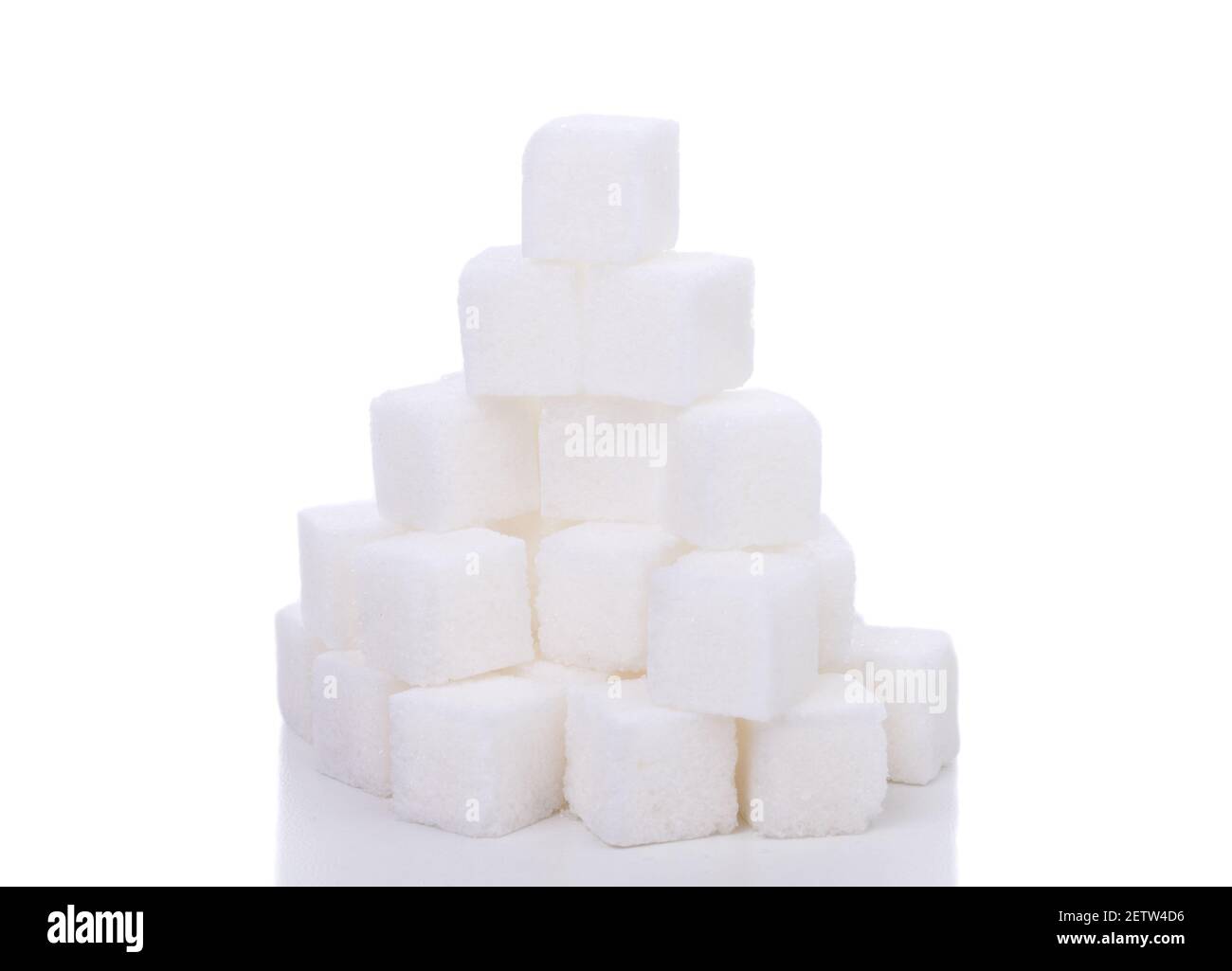 Pile of sugar isolated on white Stock Photo - Alamy