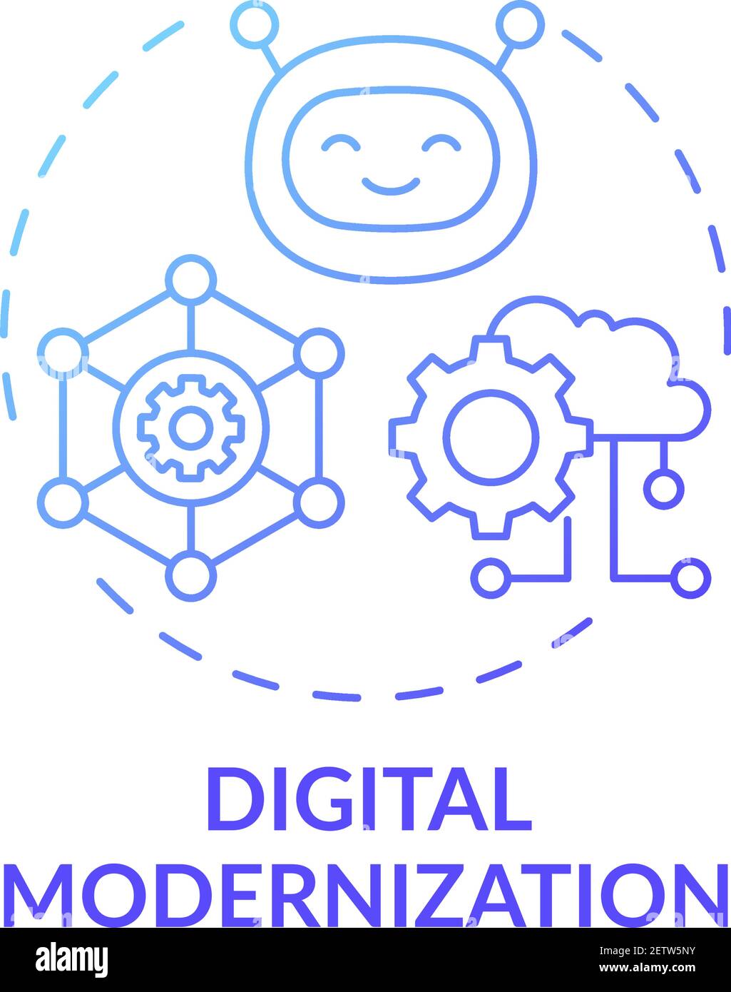 Digital modernization concept icon Stock Vector Image & Art - Alamy Digital modernization concept icon Stock Vector Image & Art - Alamy