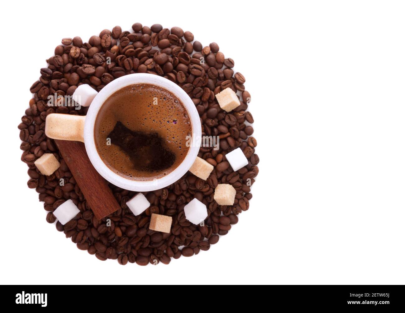 Dark coffee sugar isolated hi-res stock photography and images - Alamy