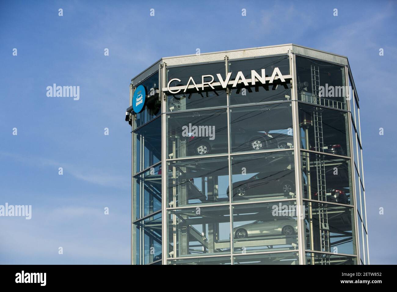 A Carvana car vending machine location in Houston, Texas, on May 27 ...