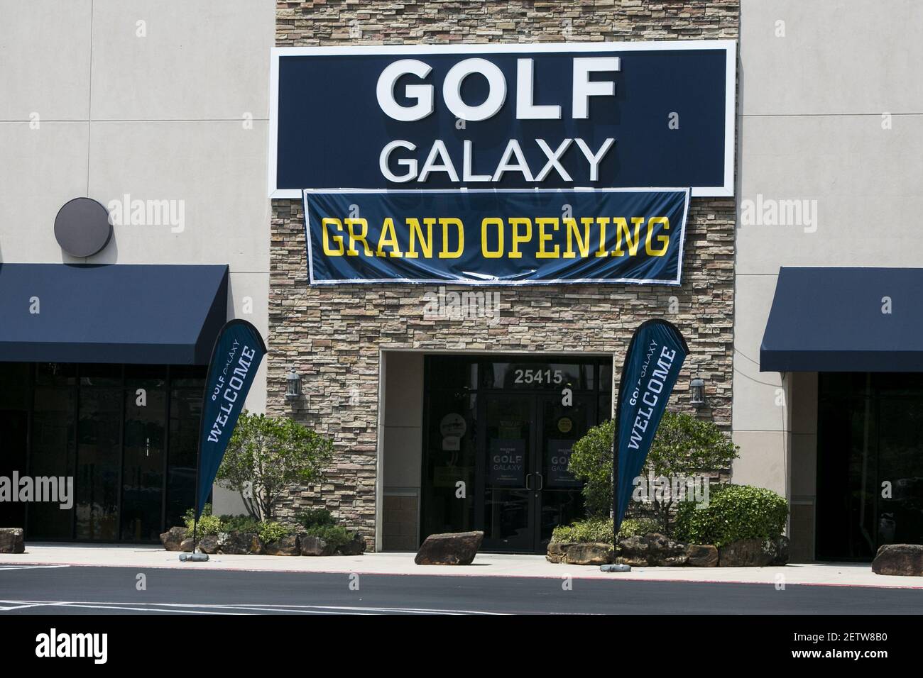 A logo sign outside of a Golf Galaxy in Houston, Texas, on May 28, 2017 ...