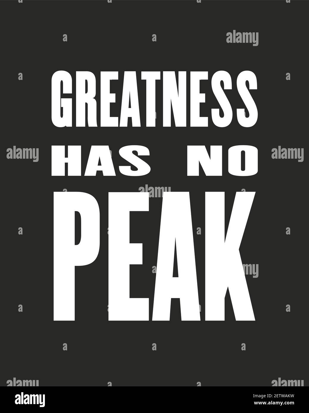 Inspiring motivation quote with text Greatness Has No Pick. Vector ... Inspiring motivation quote with text Greatness Has No Pick. Vector ...