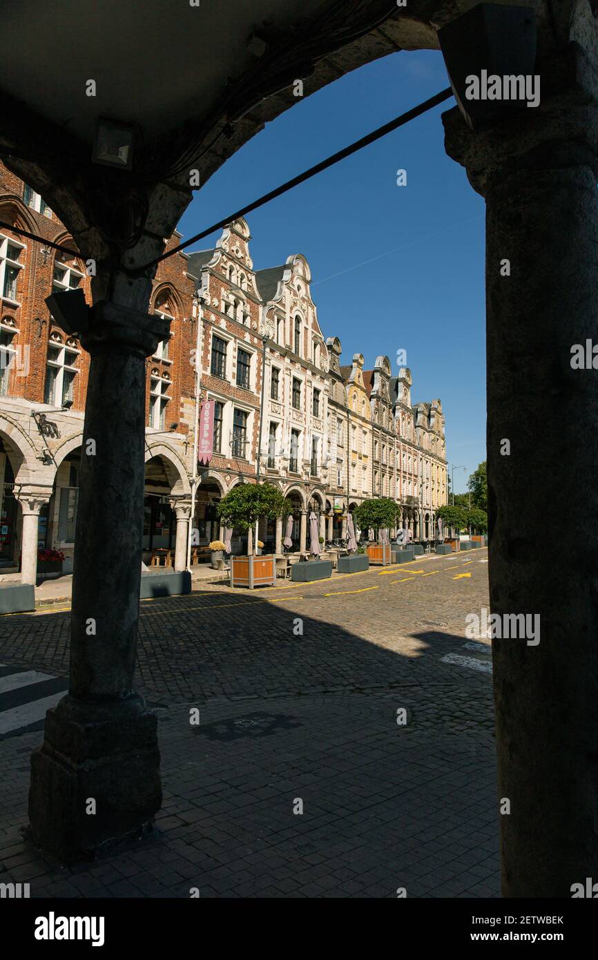 Arras after the first Covid pandemic lockdown Stock Photo - Alamy