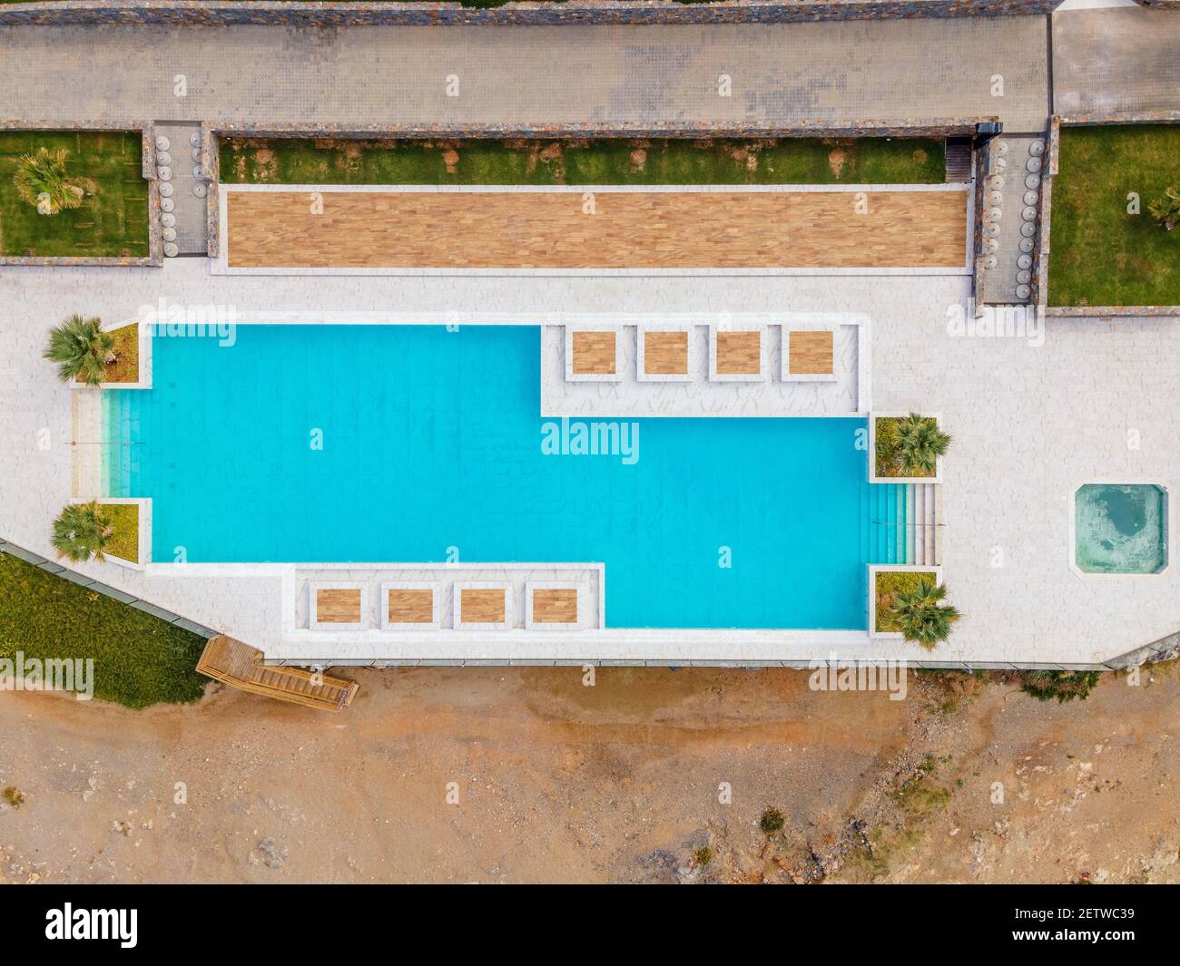 Aerial drone landscape tropical resort hi-res stock photography and ...