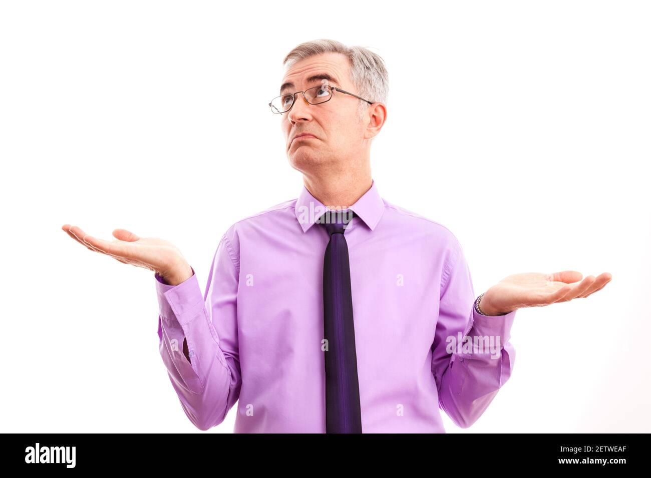 Business man without ideas Stock Photo - Alamy