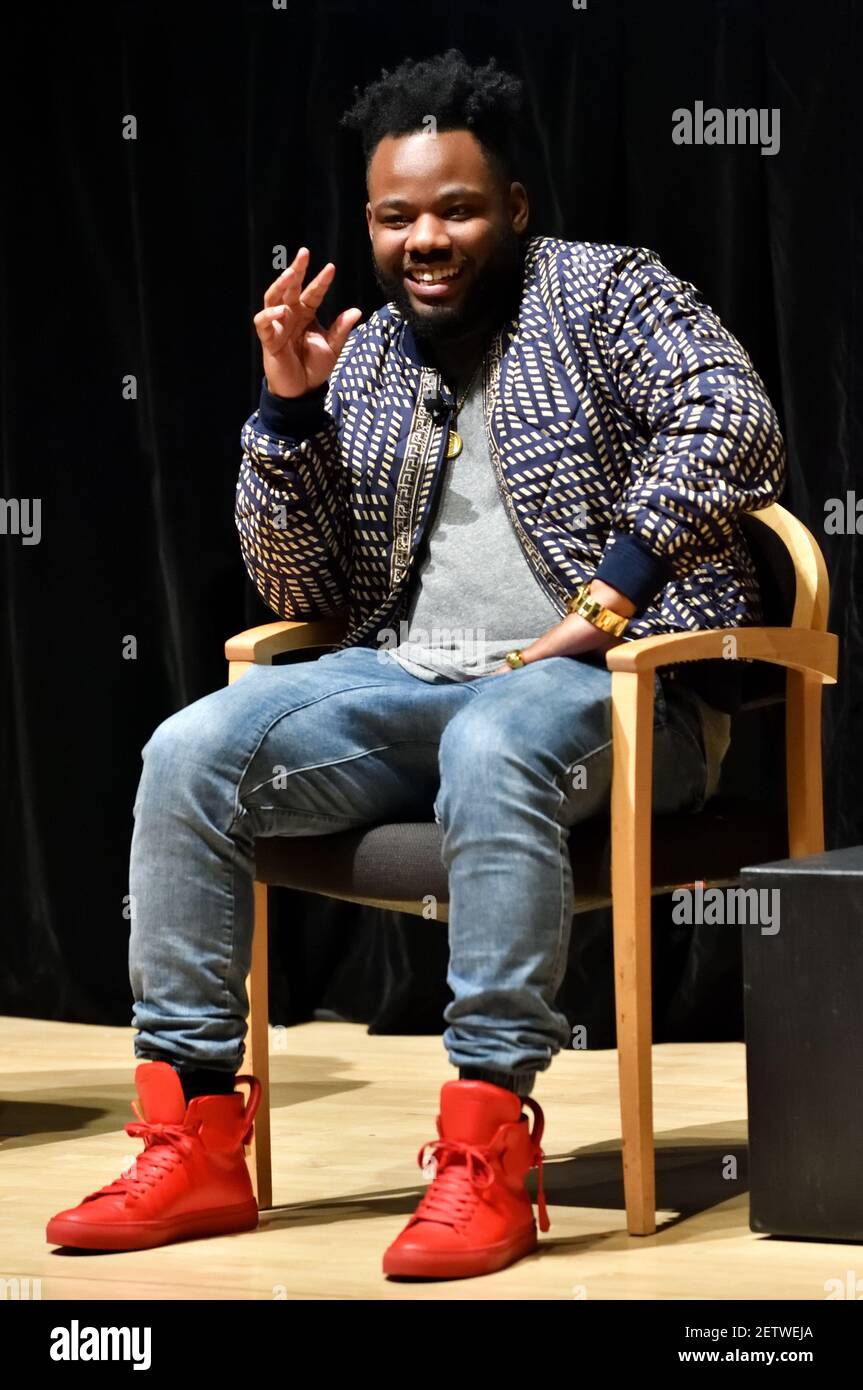 NEW YORK, NY - JUNE 5 Writer Stephen Glover speaks during the panel ...