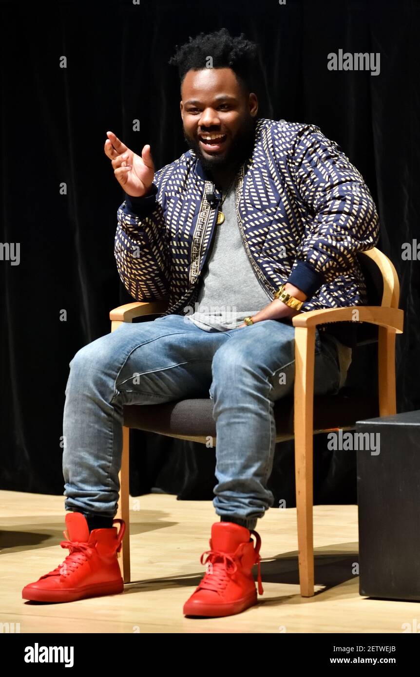 NEW YORK, NY - JUNE 5 Writer Stephen Glover speaks during the panel ...