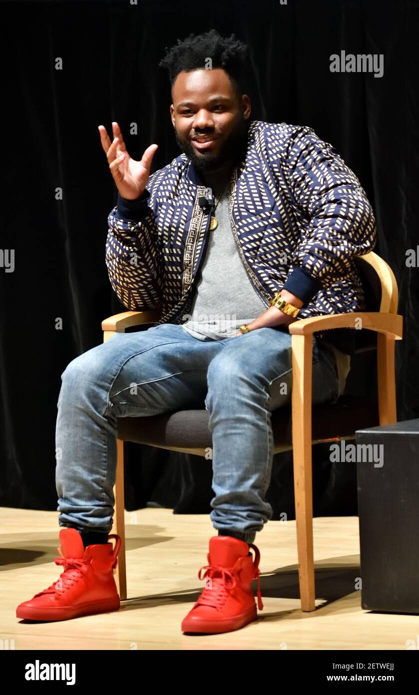 NEW YORK, NY - JUNE 5 Writer Stephen Glover speaks during the panel ...