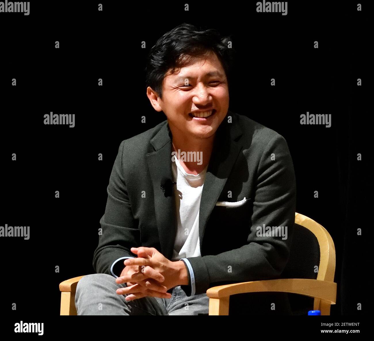 NEW YORK, NY - JUNE 5 Director Hiro Murai speaks during the panel ...