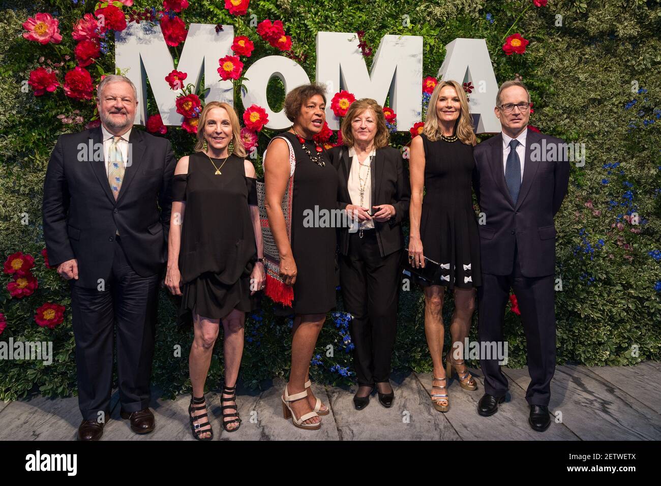 (L to R): David Rockeffeler, Susan Rockefeller, Carrie Mae Weems, Vija ...