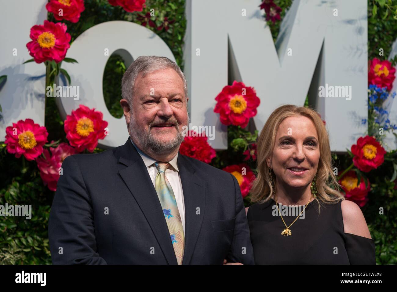 David and Susan Rockefeller are seen at arrivals for the 2017 Museum of ...