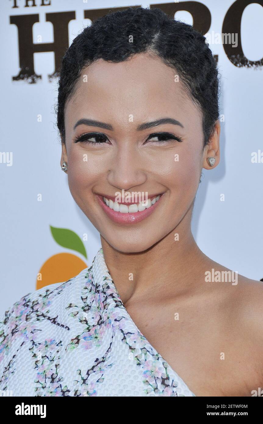 Andy Allo arrives at "The Hero" Los Angeles Premiere held at the ...