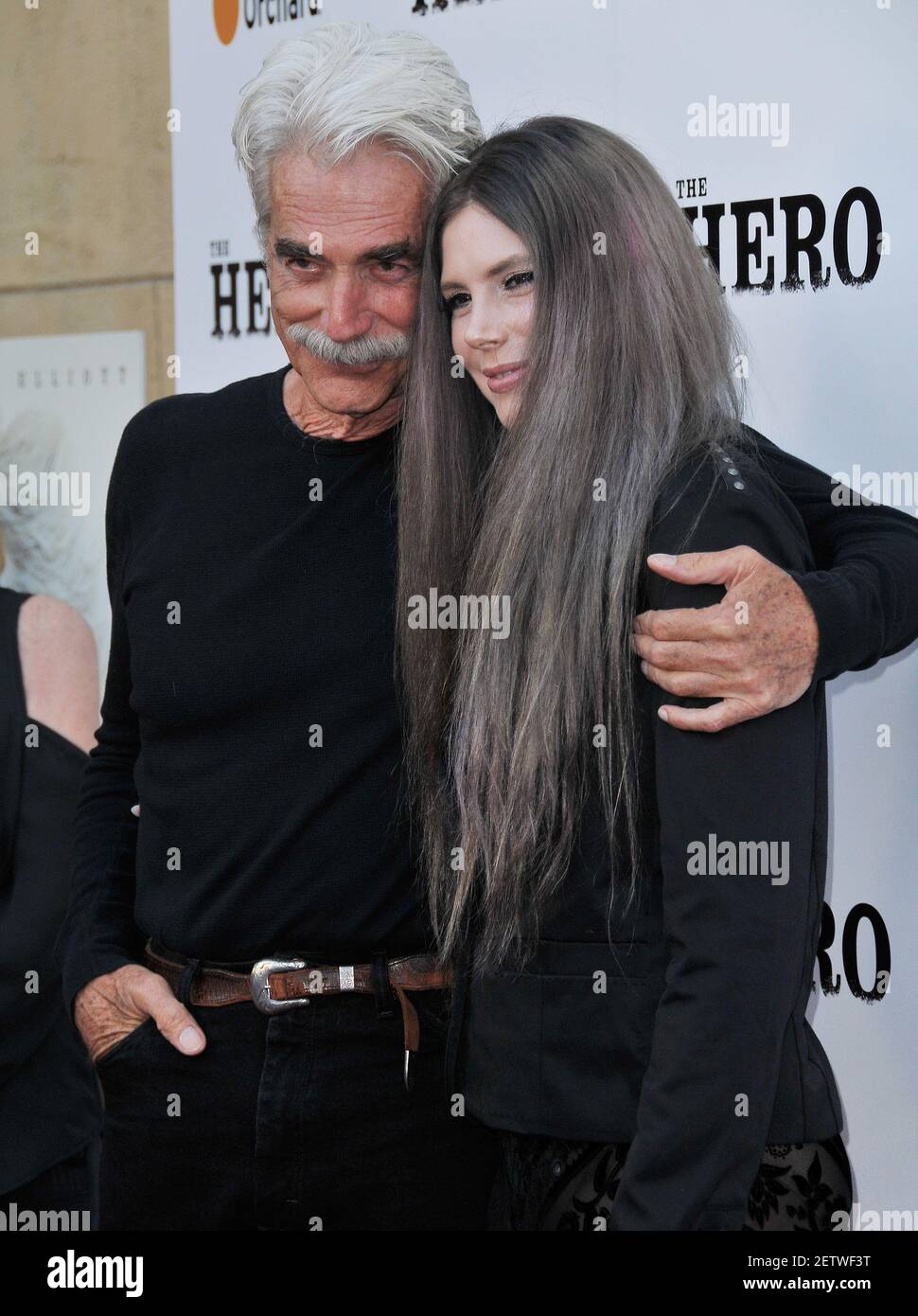 (L-R) Sam Elliott and Daughter Cleo Elliot together at "The Hero" Los ...