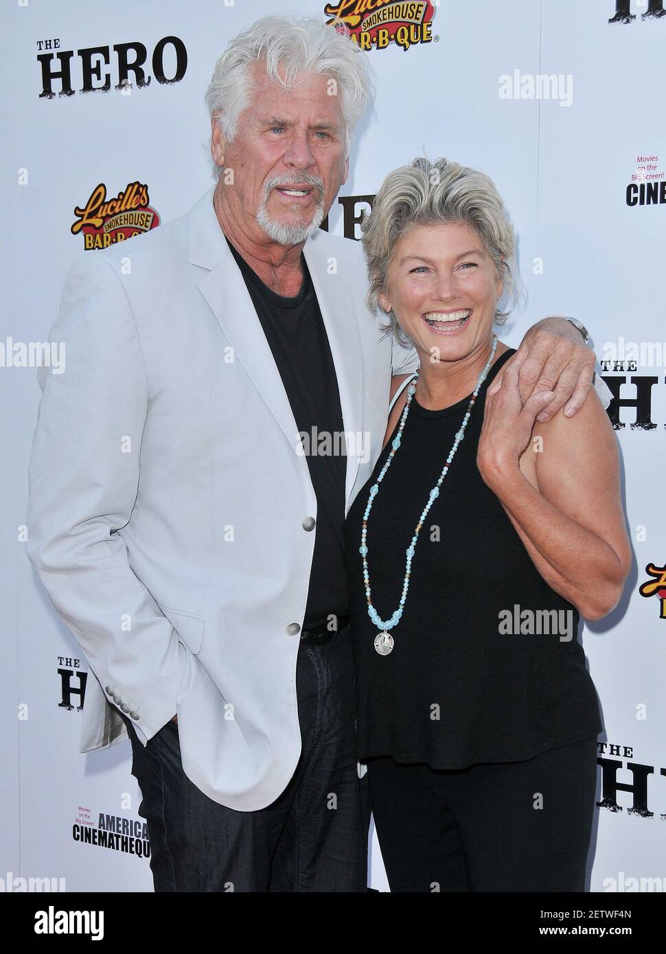 (L-R) Barry Bostwick and Sherri Bostwick arrives at "The Hero" Los ...