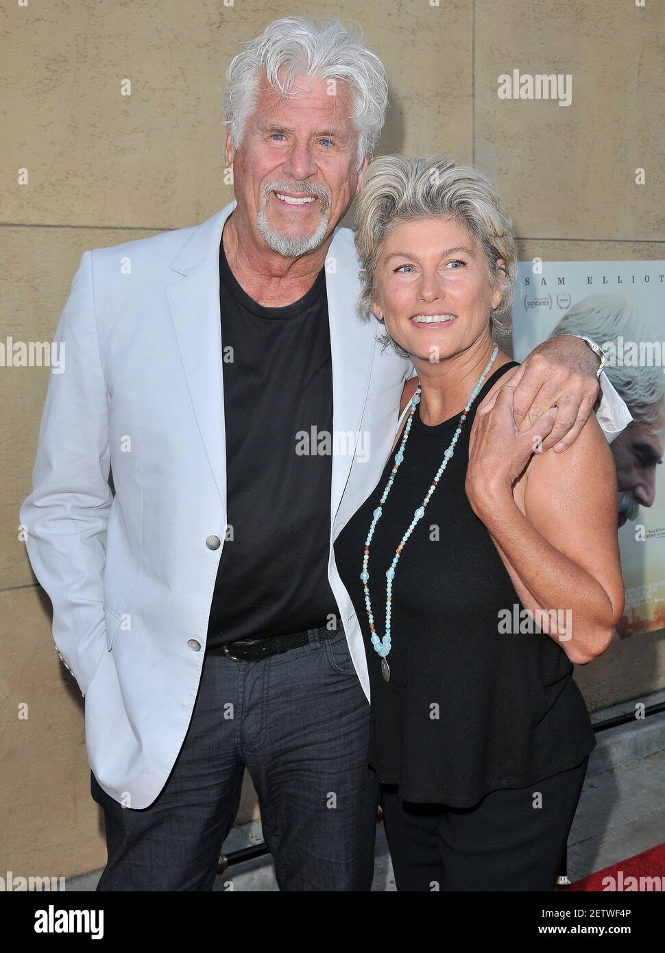 (L-R) Barry Bostwick and Sherri Bostwick arrives at "The Hero" Los ...