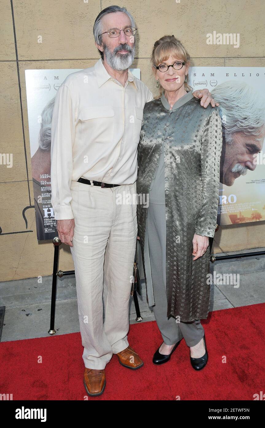 (L-R) Frank Collison and Laura Gardner arrives at "The Hero" Los ...