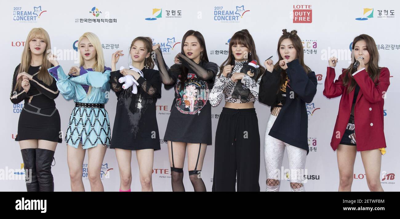 3 June 2017 - Seoul, South Korea : South Korean K-Pop girl group CLC ...