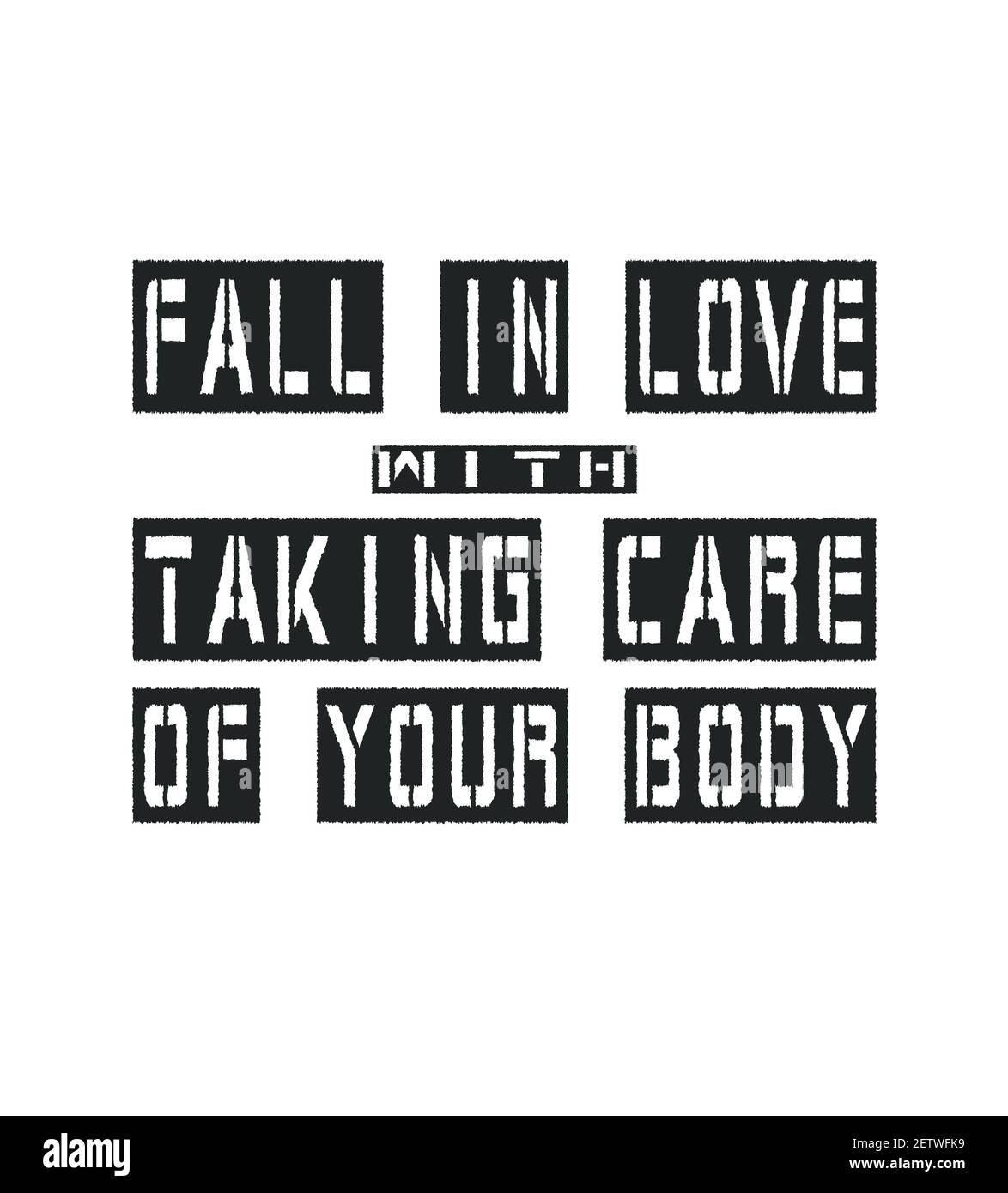 Work care abstract poster Stock Vector Images - Alamy