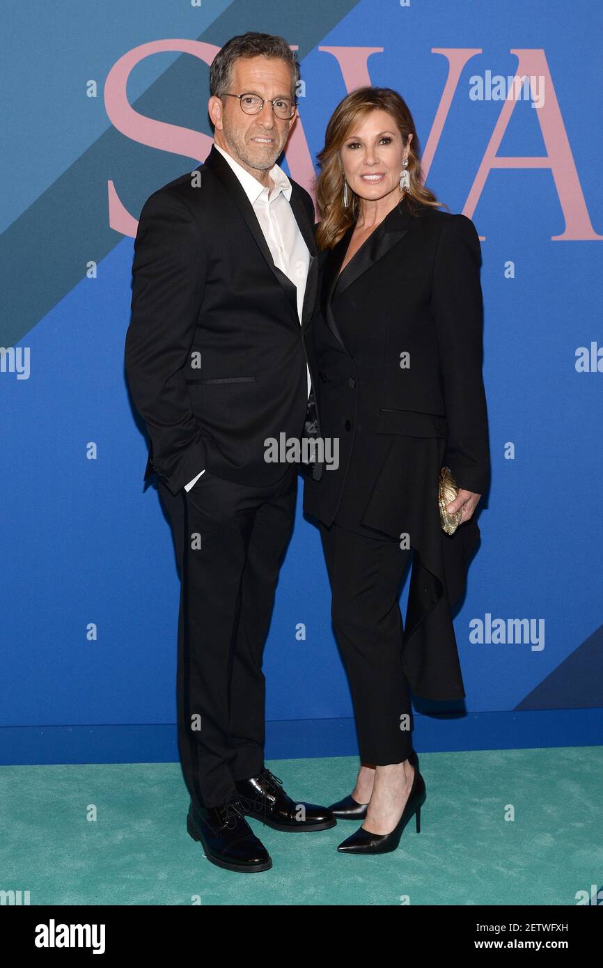 Kenneth Cole and Maria Cuomo Cole attends the 2017 CFDA Awards held at ...