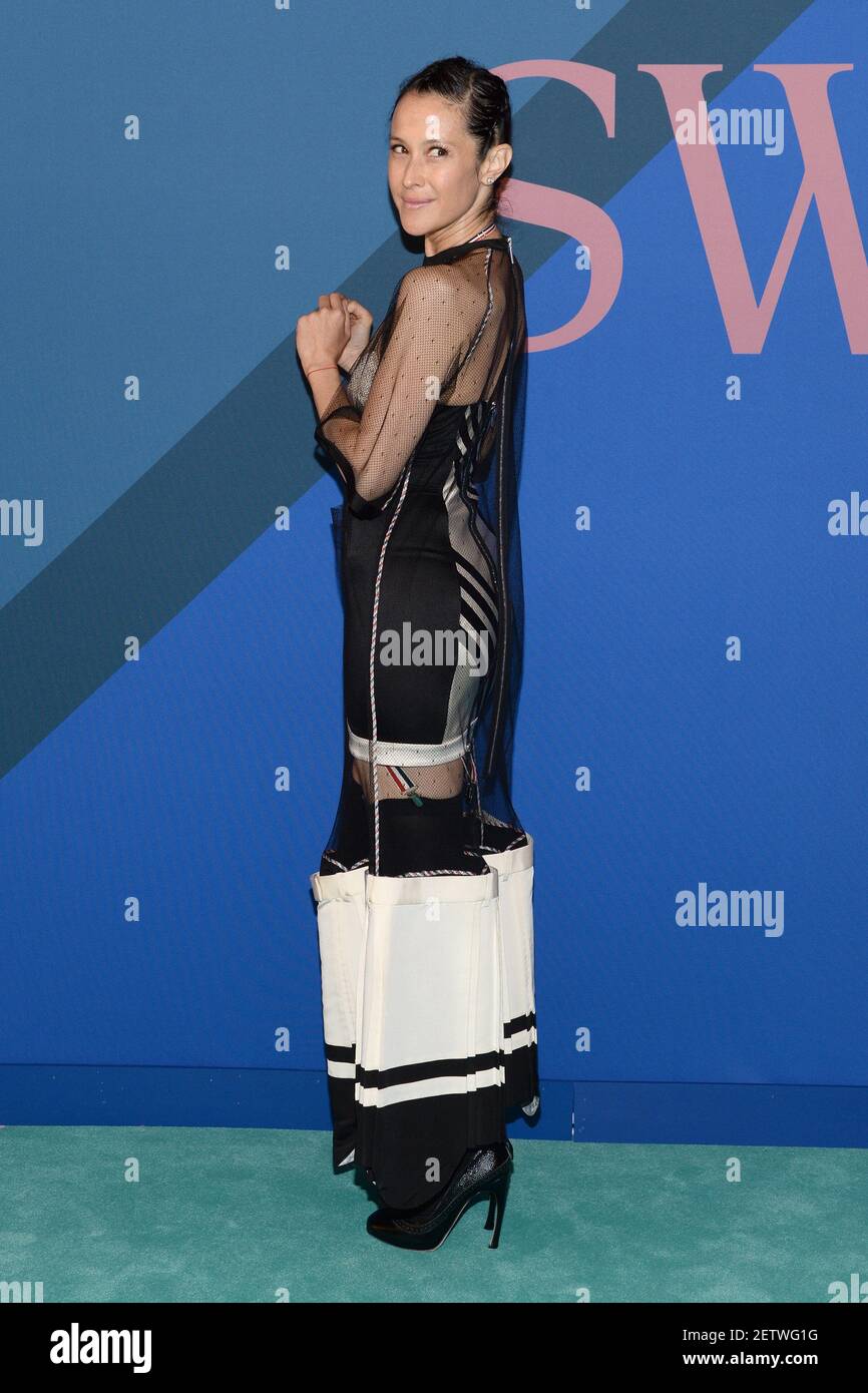 Natane Boudreau attends the 2017 CFDA Awards held at The Manhattan ...