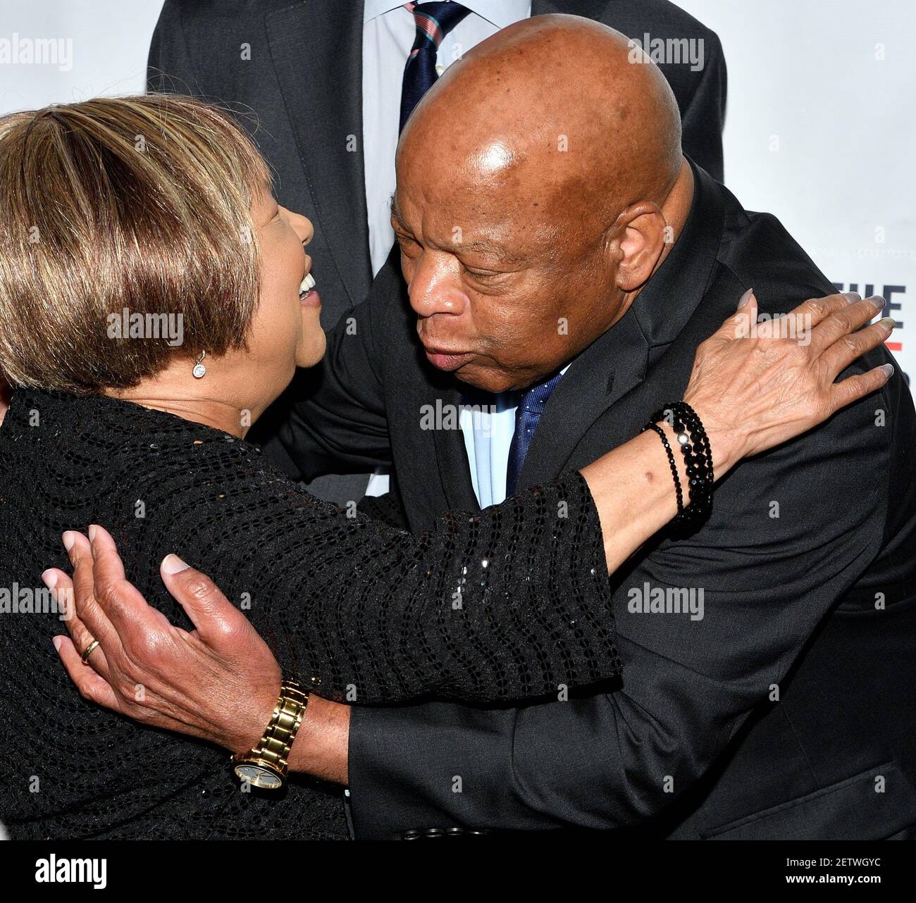 L-R: Musician Mavis Staples and U.S. Rep. John Lewis attend the Gordon ...