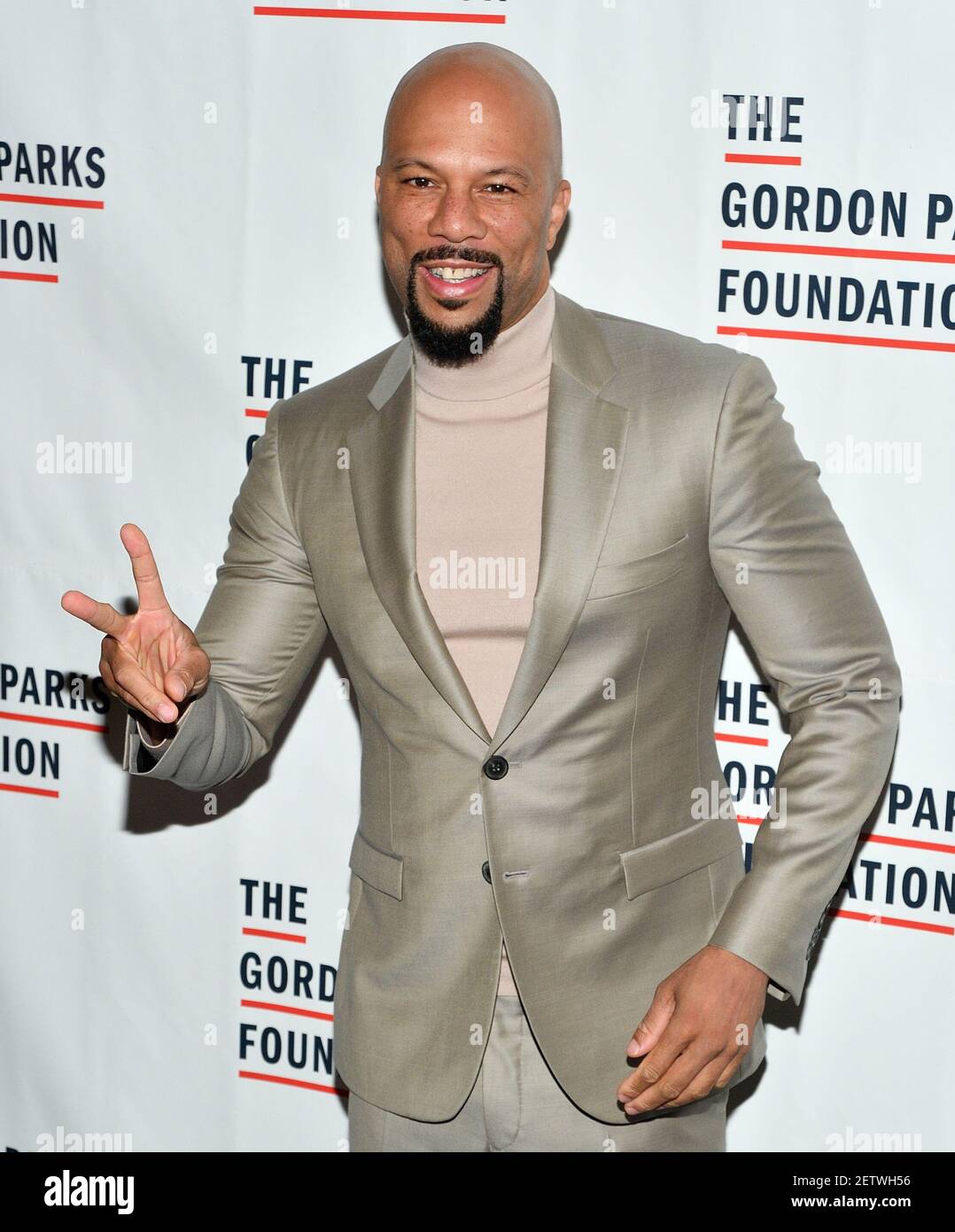 Musician Common attends the Gordon Parks Foundation Awards Dinner at ...