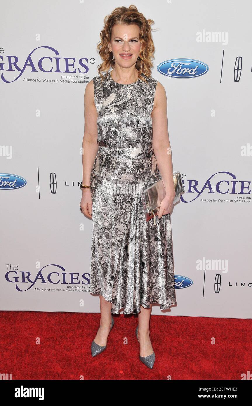 Sandra Bernhard arrives at the 42nd Annual Gracie Awards Gala held at ...