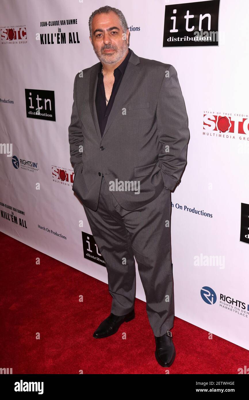 Jack Topalian at the Premiere Of Sony Pictures' "Kill 'Em All" held at ...
