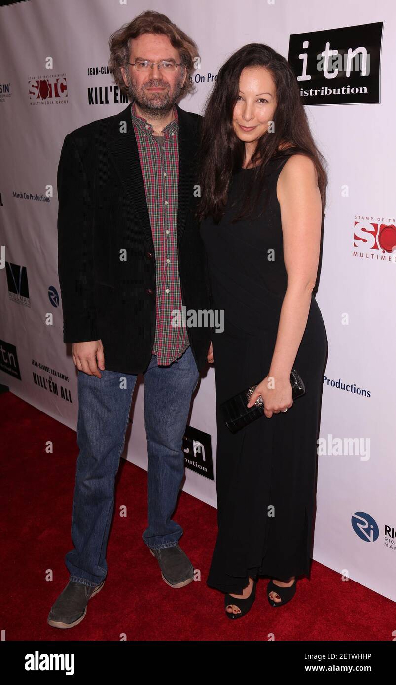 Ivan Gauthier, left, and Jane Gauthier at the Premiere Of Sony Pictures ...