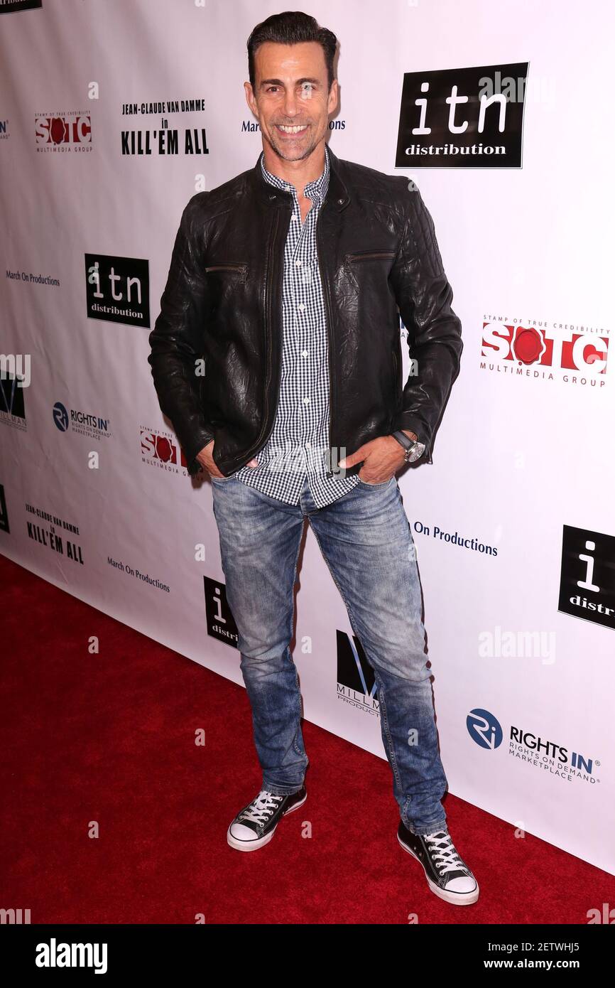 Daniel Bernhardt at the Premiere Of Sony Pictures' "Kill 'Em All" held ...