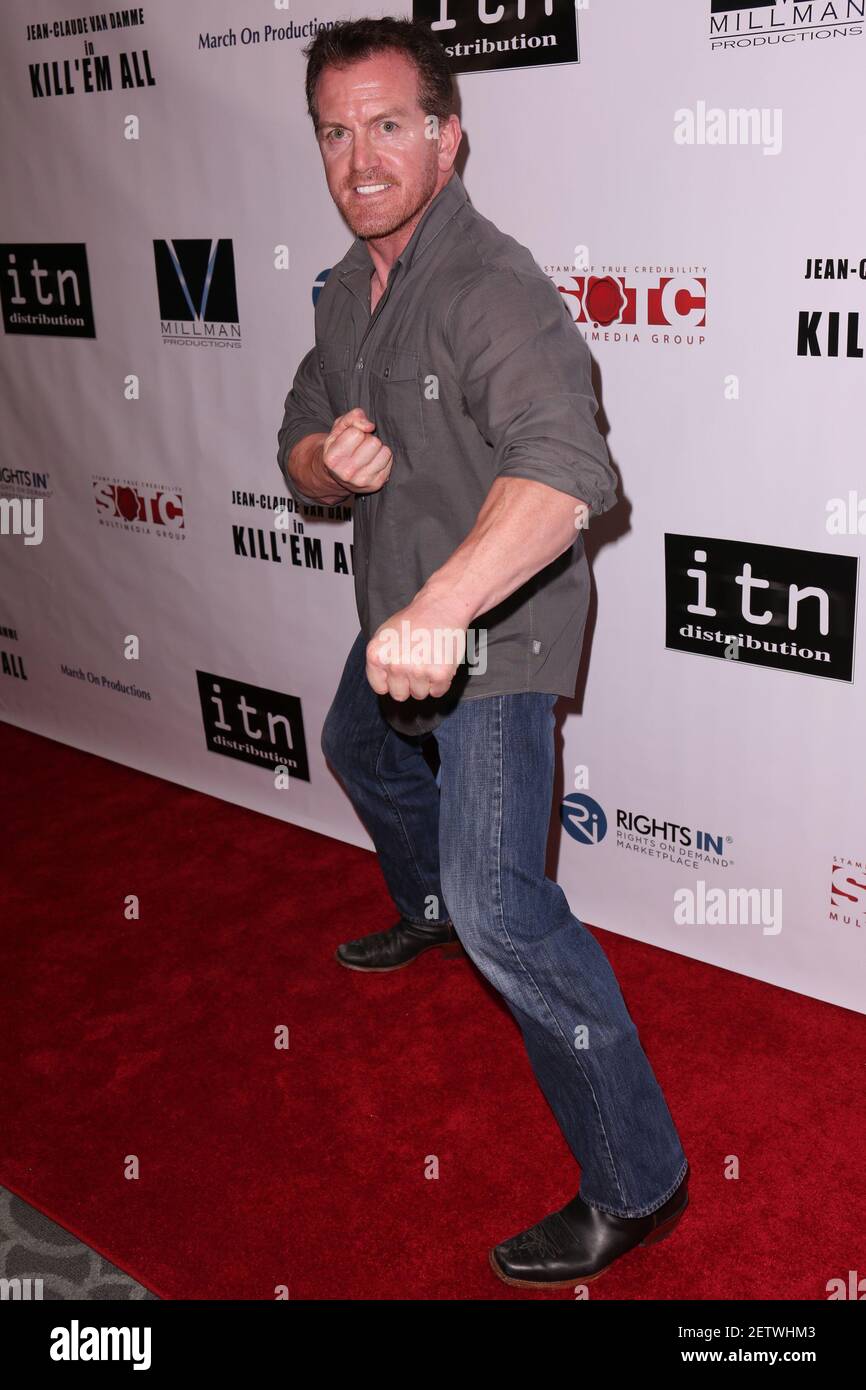 James Bennett at the Premiere Of Sony Pictures' "Kill 'Em All" held at ...