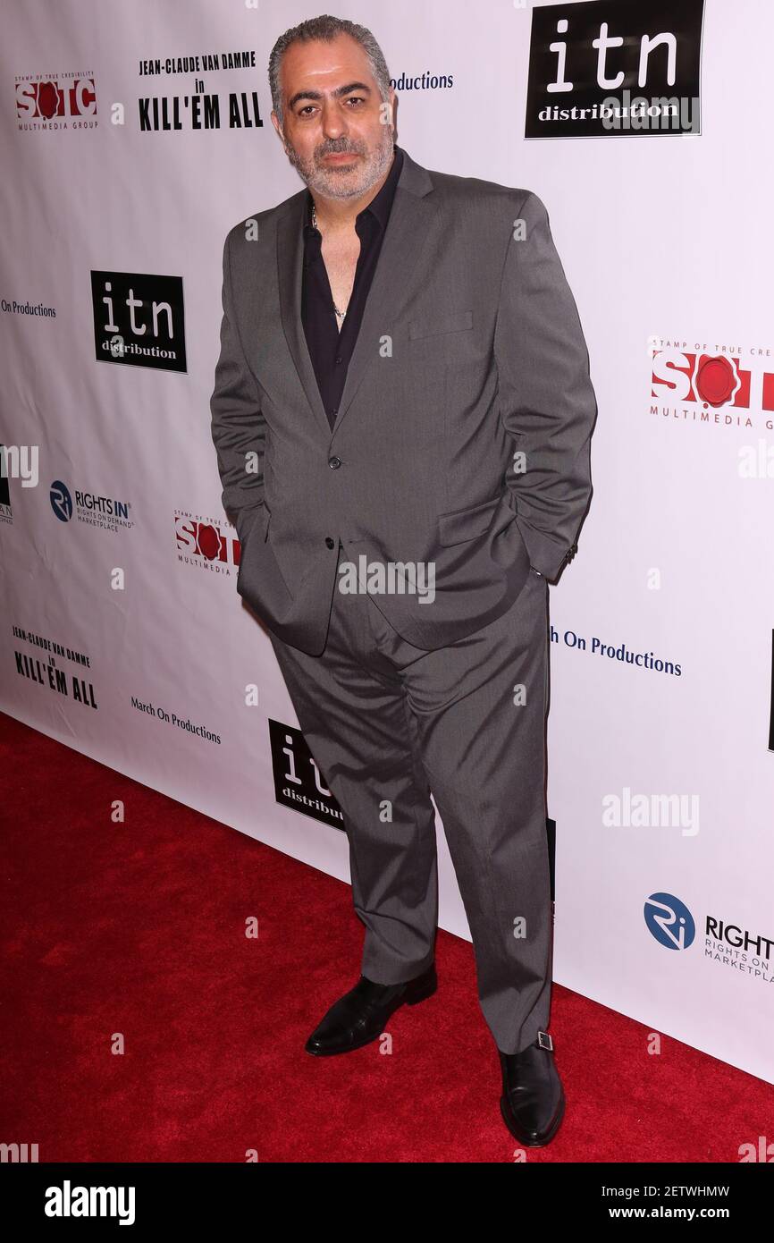 Jack Topalian at the Premiere Of Sony Pictures' "Kill 'Em All" held at ...