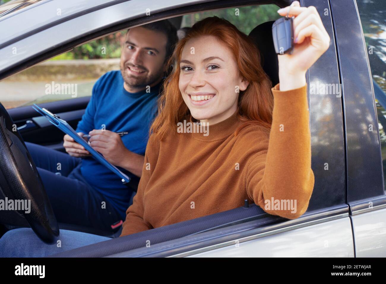 Learning to drive hi-res stock photography and images - Alamy