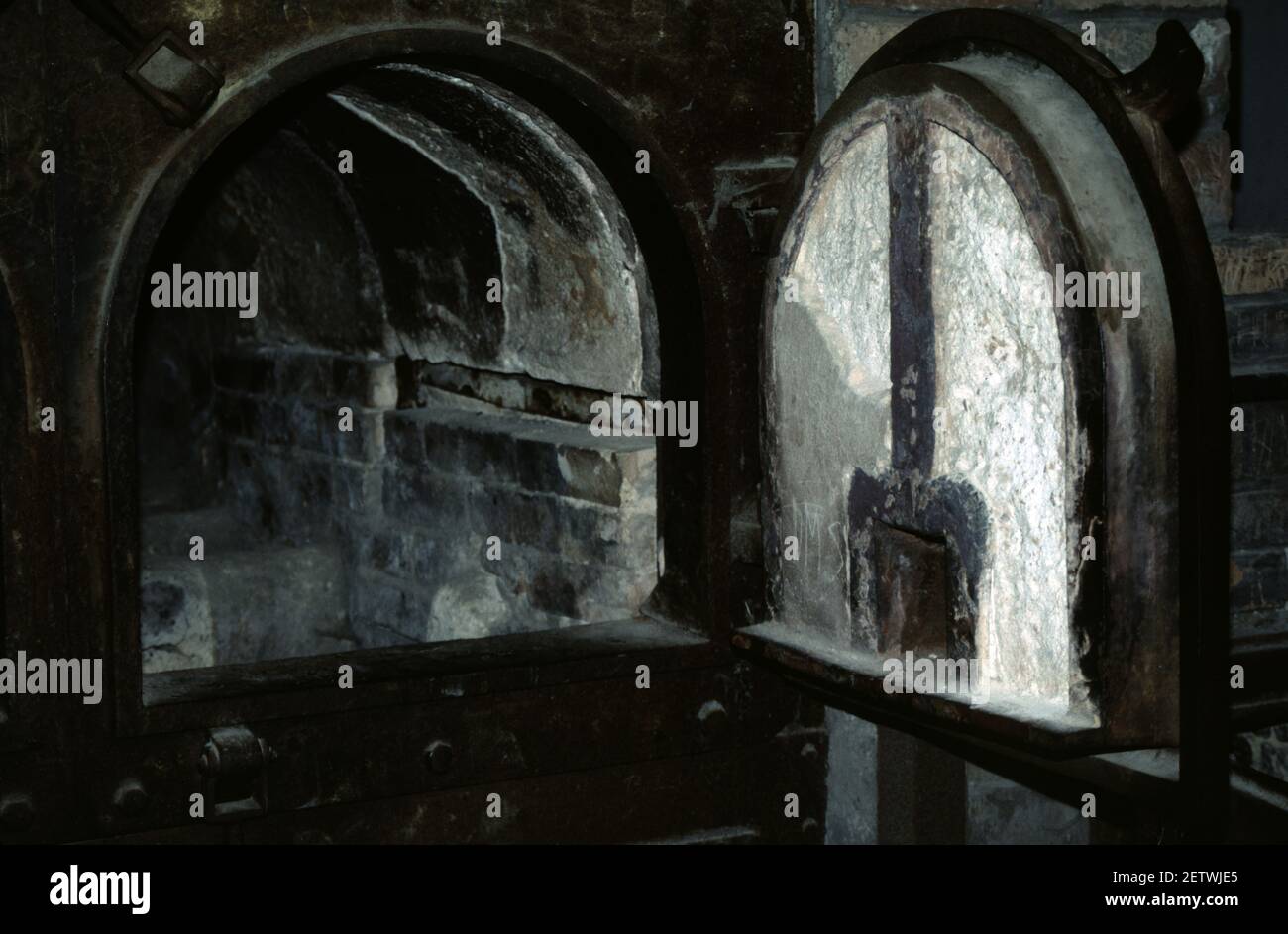 Dachau, Germany. 6/26/1990. Out of the five ovens at Dachau ...