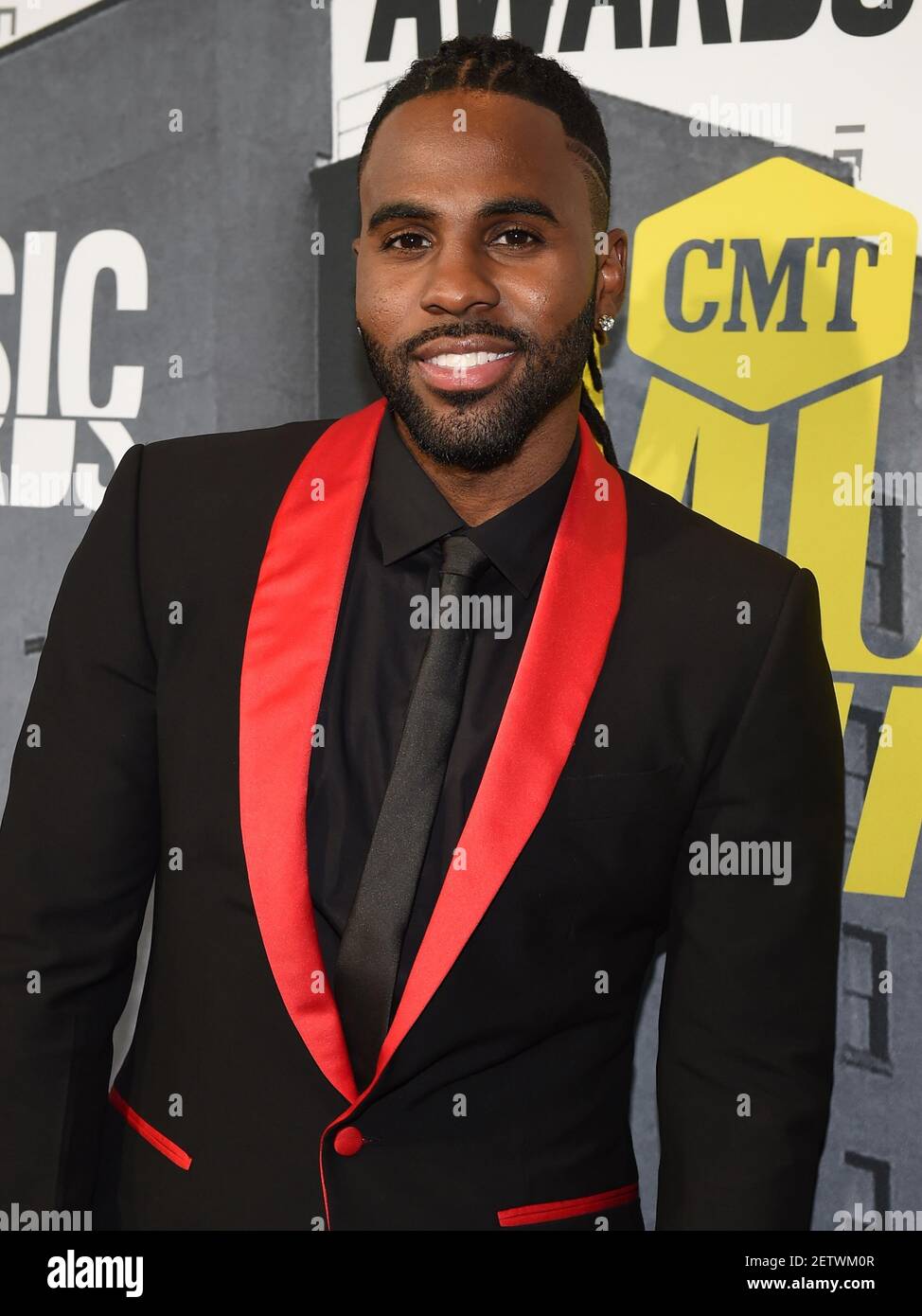 NASHVILLE, TN - JUNE 7: Jason Derulo attends the 2017 CMT Music Awards ...