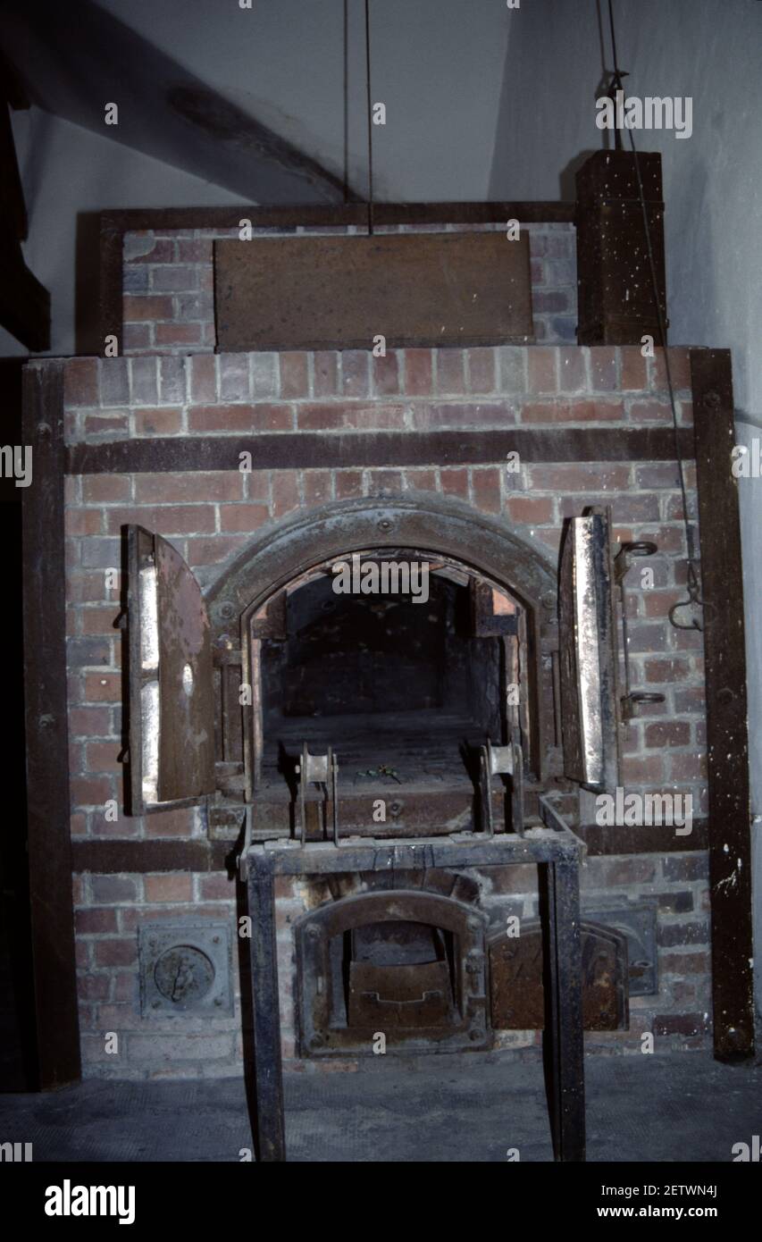 Dachau, Germany. 6/26/1990. Out of the five ovens at Dachau ...