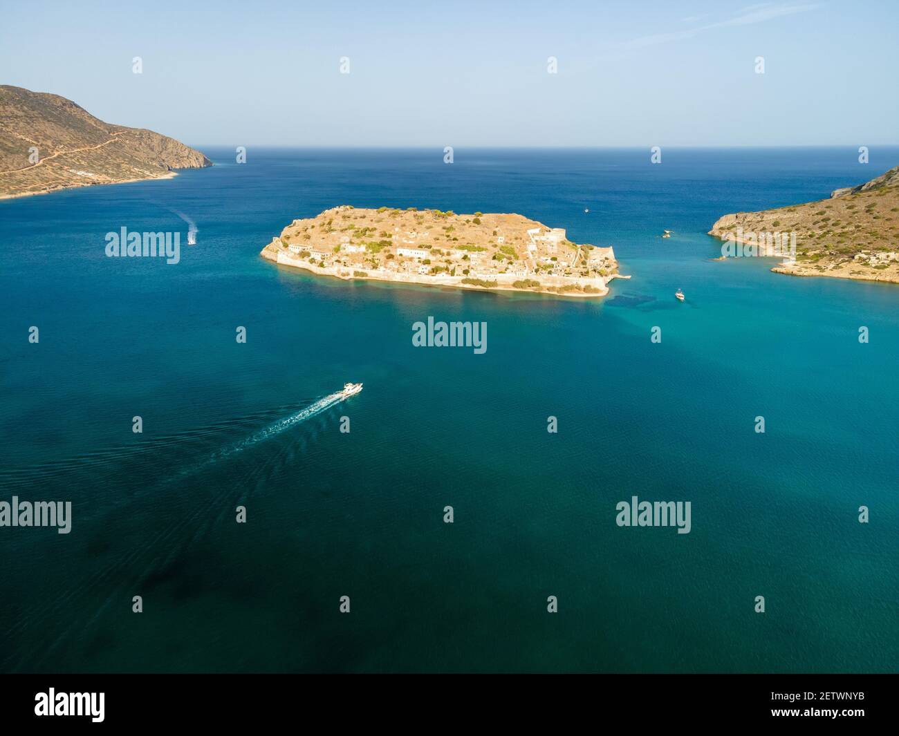 Spinalonga aerial hi-res stock photography and images - Alamy